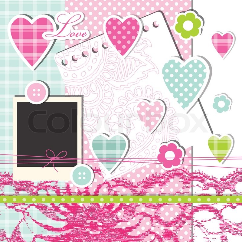 Scrapbook design elements | Stock vector | Colourbox