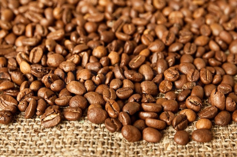 Heap of the coffee grains | Stock image | Colourbox