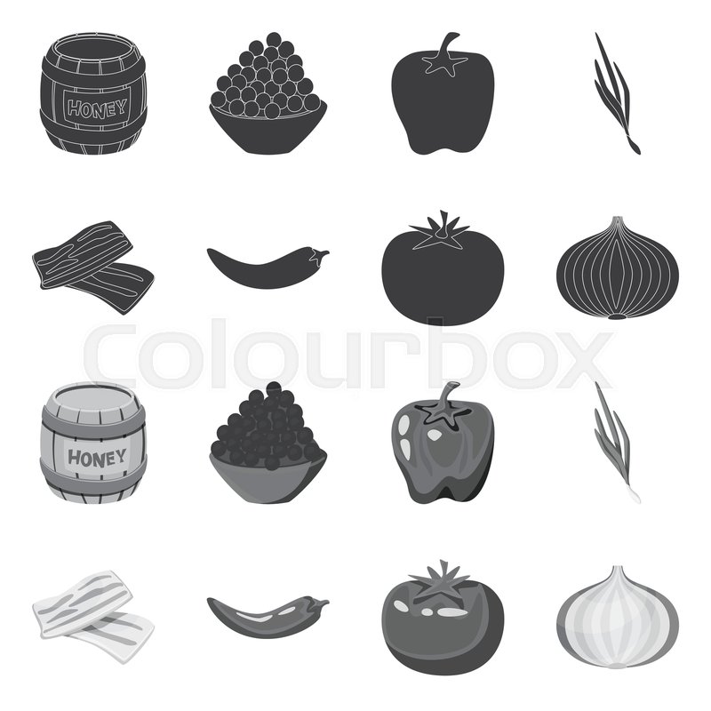 Vector illustration of taste and ... | Stock vector | Colourbox