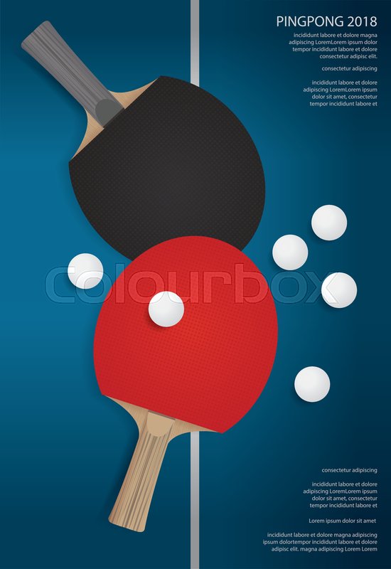 Table Tennis Poster Template