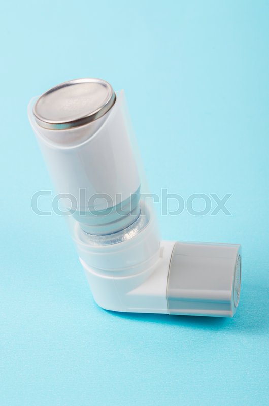 Blue Asthma Inhalers