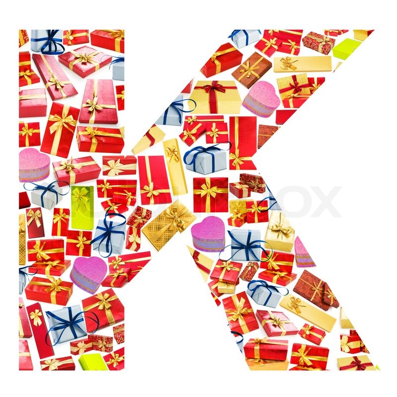 K-Buchstaben - Alphabet, hergestellt aus ... | Stock Bild | Colourbox