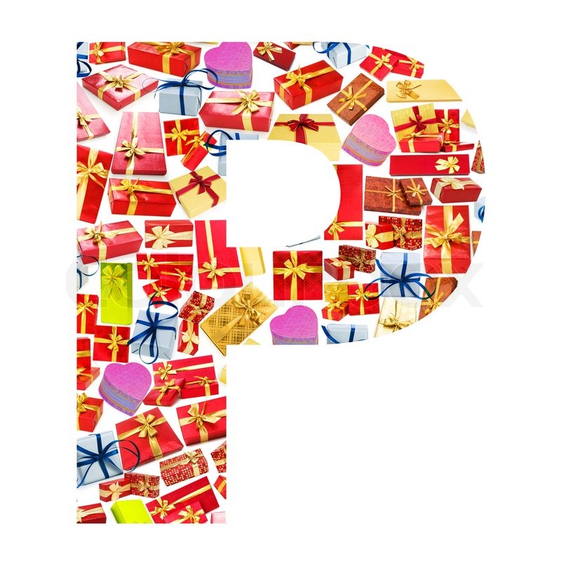P-Buchstaben - Alphabet, hergestellt aus ... | Stock Bild | Colourbox