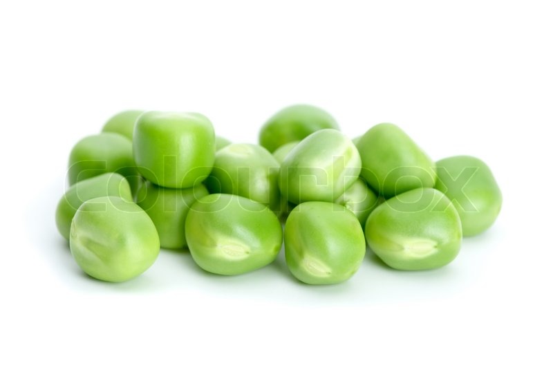 Small pile of peas | Stock image | Colourbox