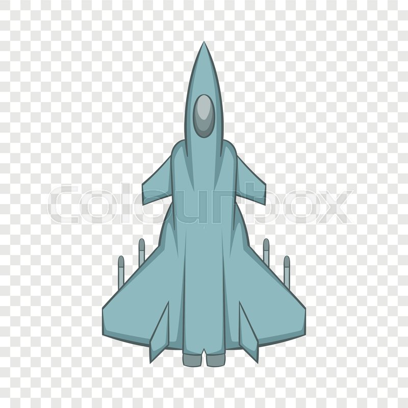 Military jet icon. Cartoon ... | Stock vector | Colourbox