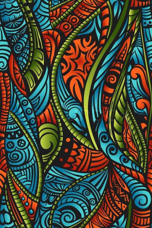 Abstract seamless pattern | Stock vector | Colourbox