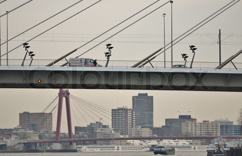 The Swan Bridges in Rotterdam | Stock foto | Colourbox