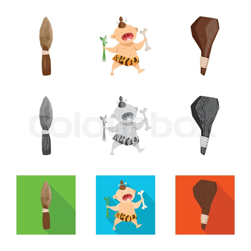 Isolated object of evolution and ... | Stock vector | Colourbox