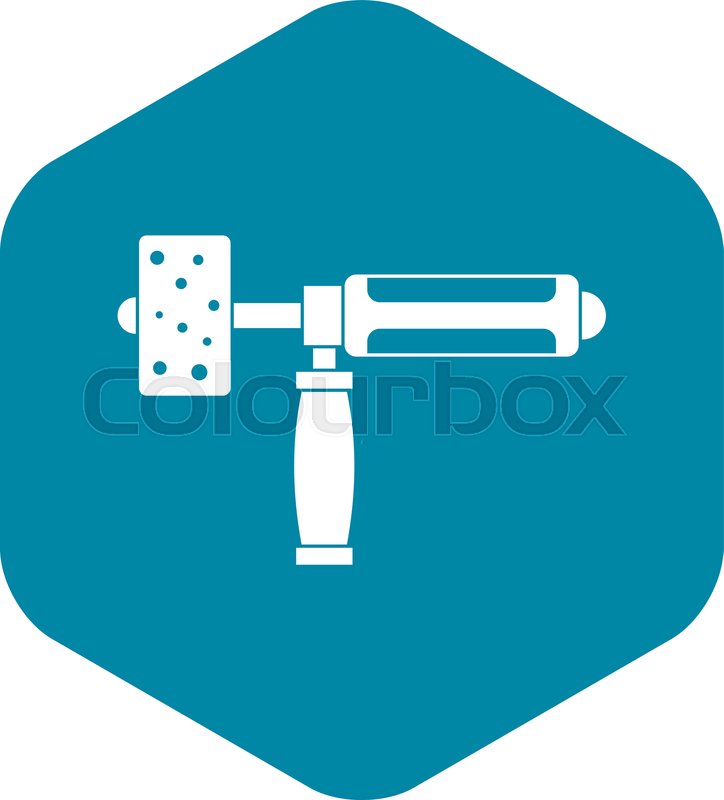 Precision grinding machine icon in ... | Stock vector | Colourbox