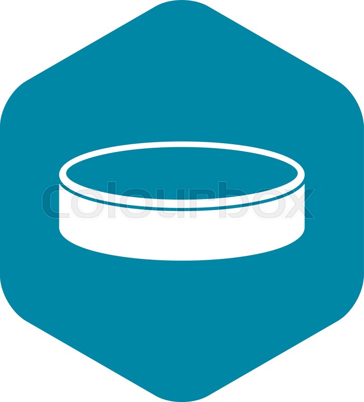 Puck icon. Simple illustration of puck ... | Stock vector | Colourbox