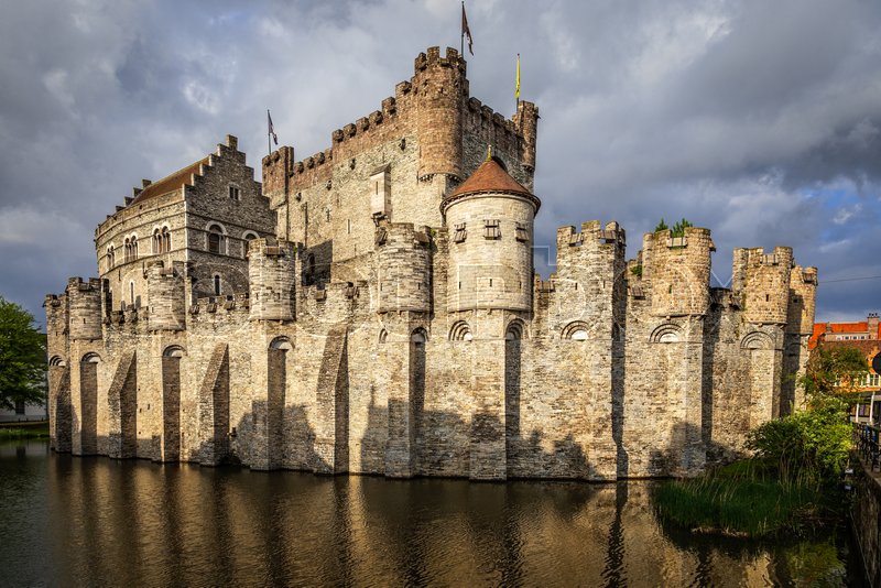 Medieval Castles With Moats