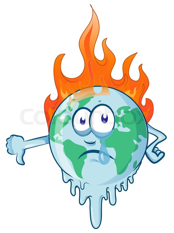 Earth On Fire Animation