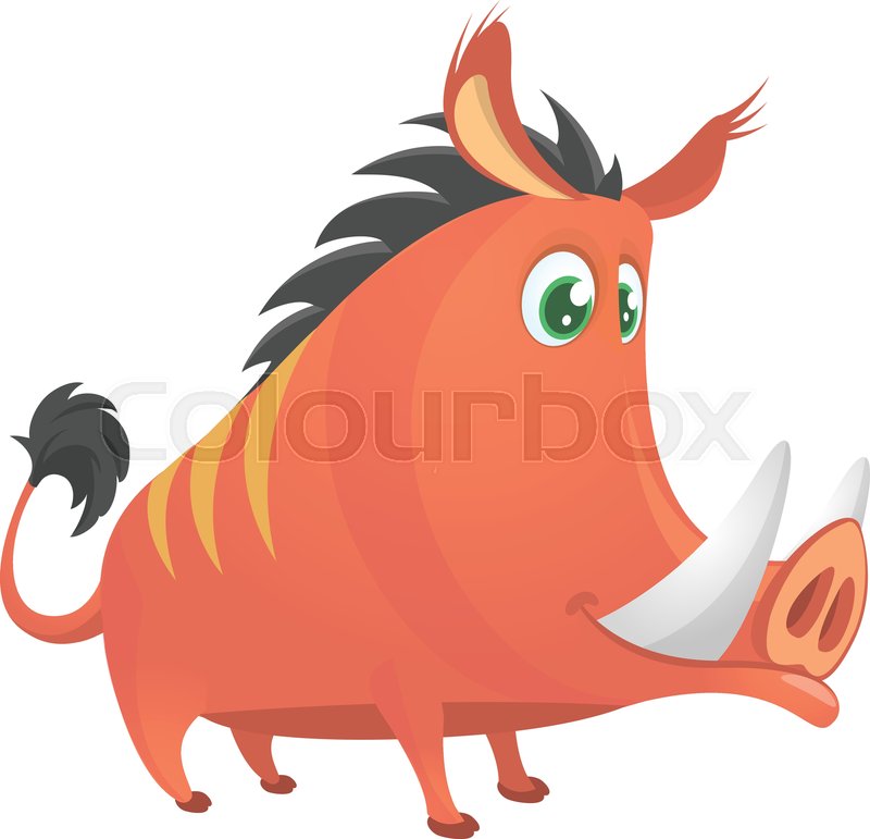 Feral Pig Cartoon