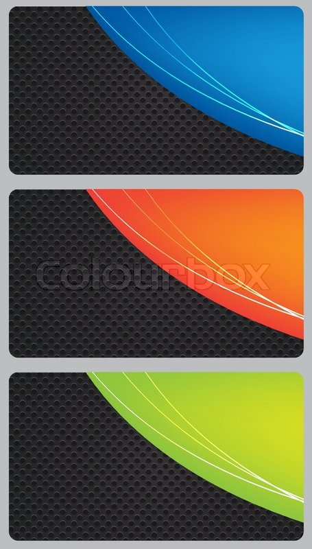 Brochure business card banner metal ... | Stock vector | Colourbox