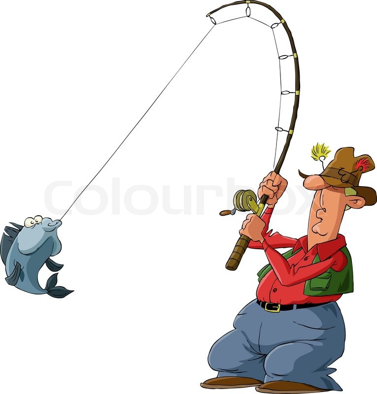 Fisherman | Stock Vector | Colourbox