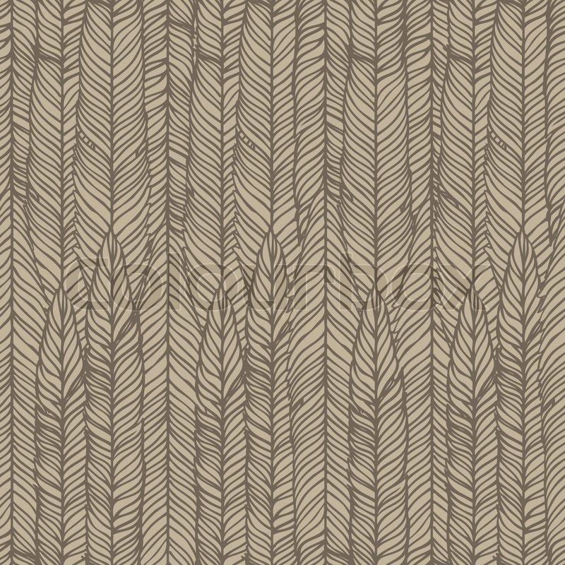 Brown abstract seamless pattern | Stock vector | Colourbox