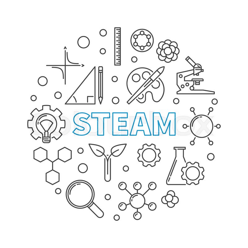 STEAM or Science, Technology, ... | Stock vector | Colourbox
