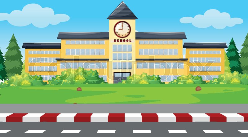 School Background Animated