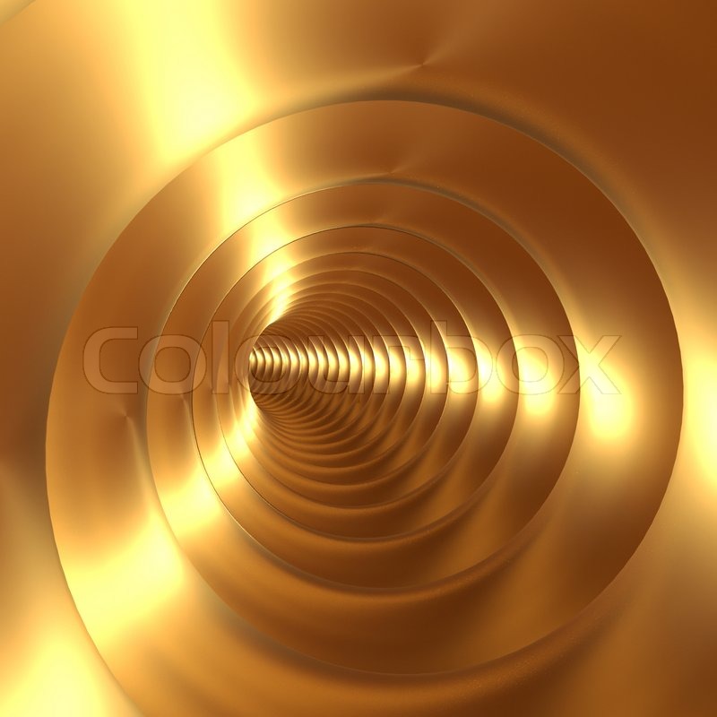 Gold Vortex Abstract Background With ... | Stock image | Colourbox
