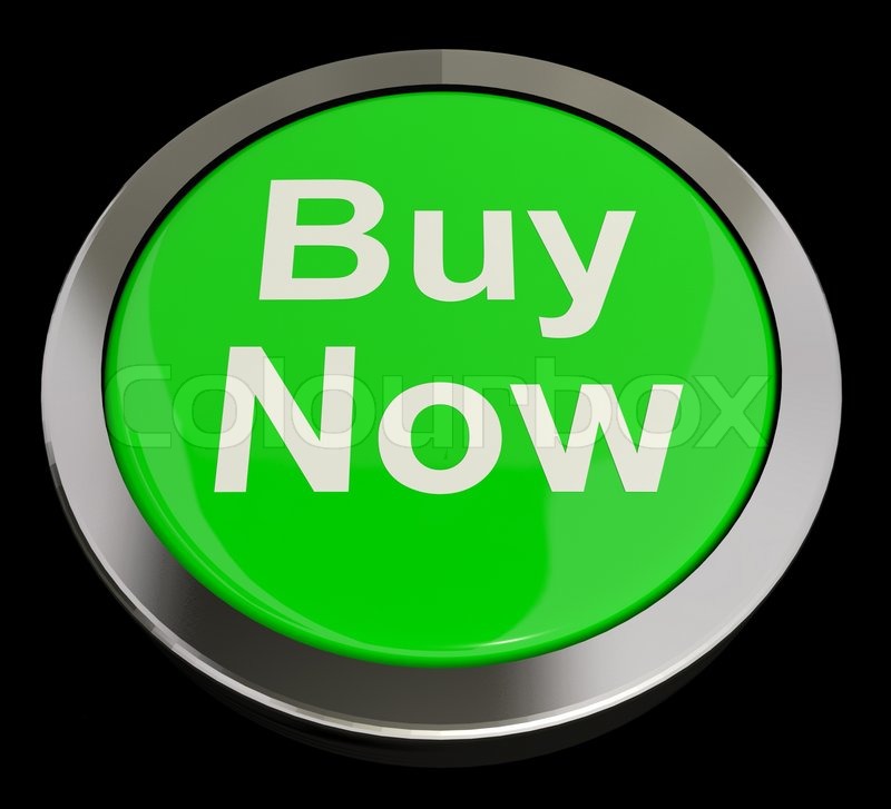 Buy Now Button In Green Showing ... | Stock Photo | Colourbox