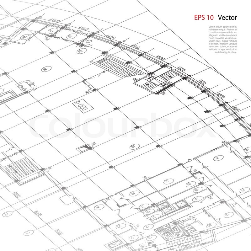 Architectural background. Part of ... | Stock vector | Colourbox