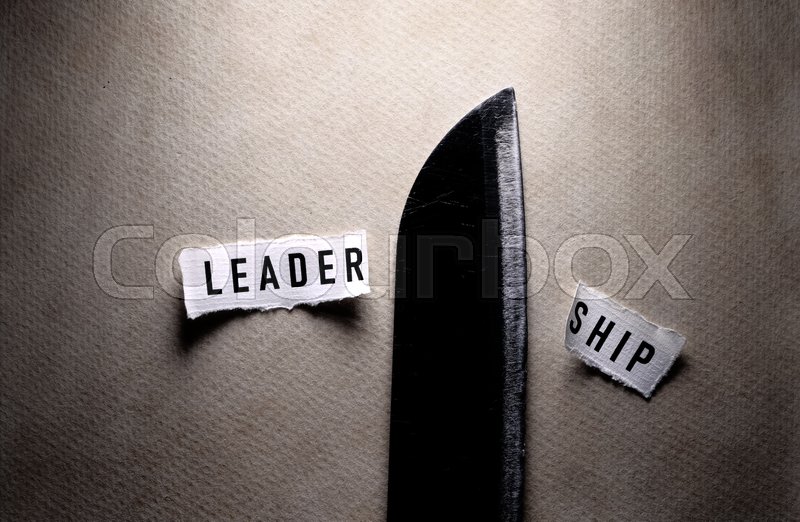 No leadership label tag close up | Stock image | Colourbox