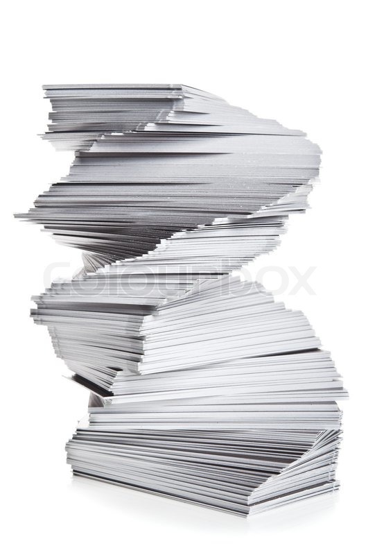 Stack of cards | Stock image | Colourbox