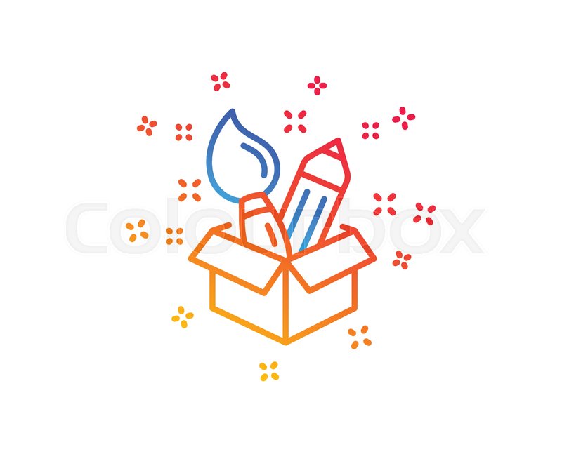 Symbols Of Creativity And Ideas Stock Vector Illustration