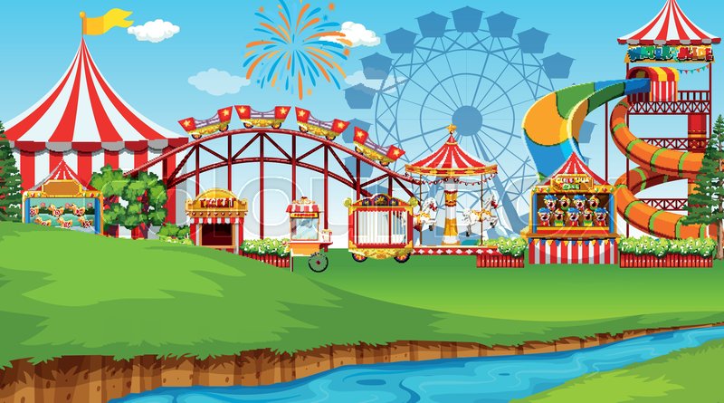 Theme Park Backgrounds