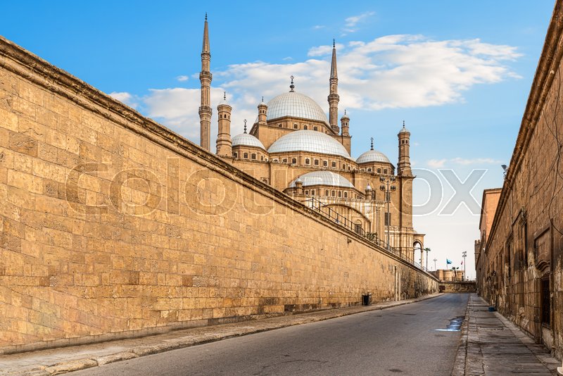 The great Mosque of Muhammad Ali Pasha ... | Stock image | Colourbox