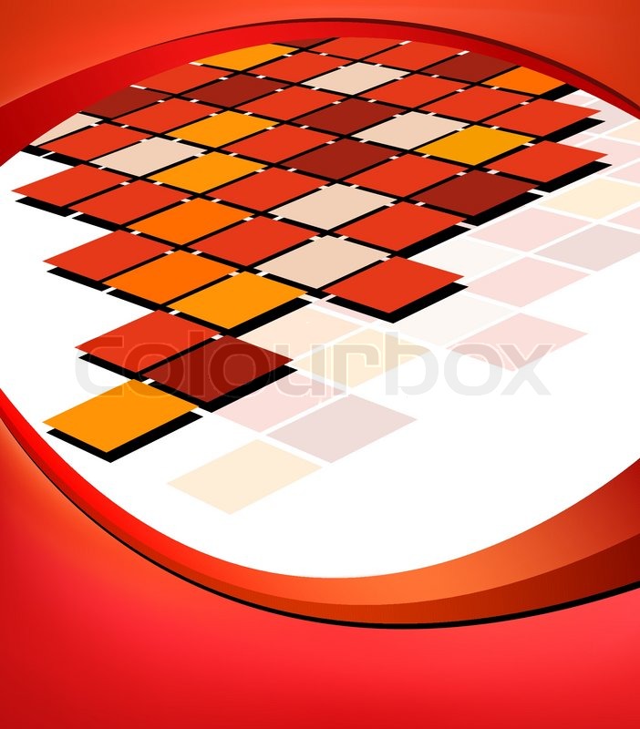 Vector Mosaic Background Stock Vector Colourbox