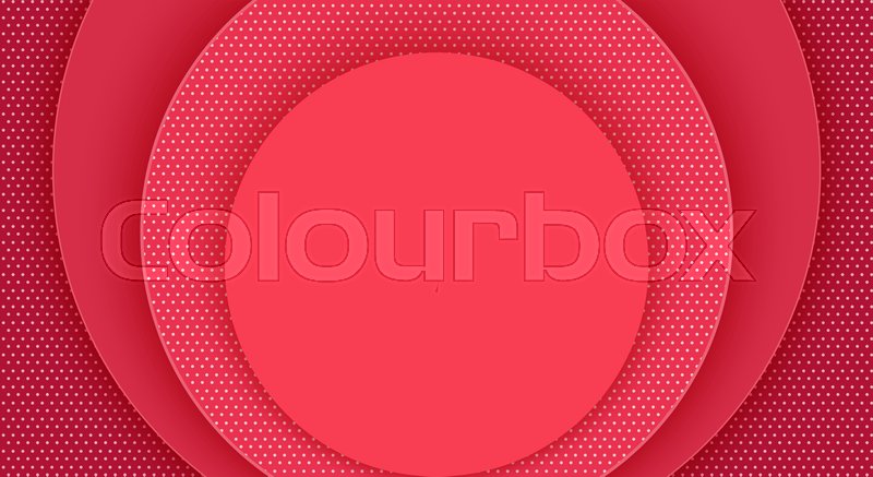 Vector abstract circle red background. ... | Stock vector | Colourbox