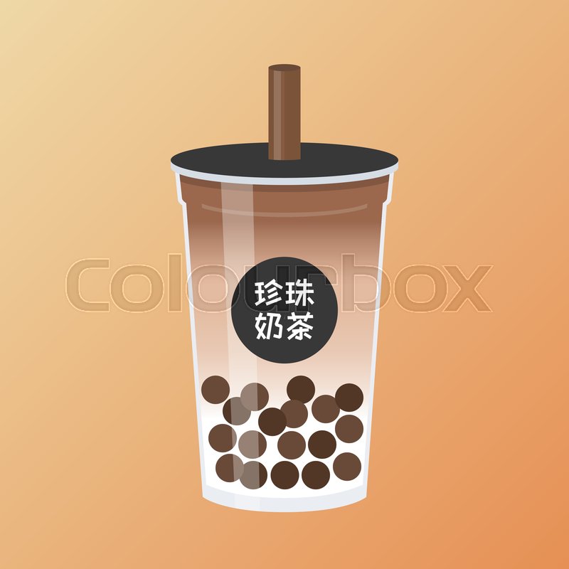 Pearl Milk Tea Vector