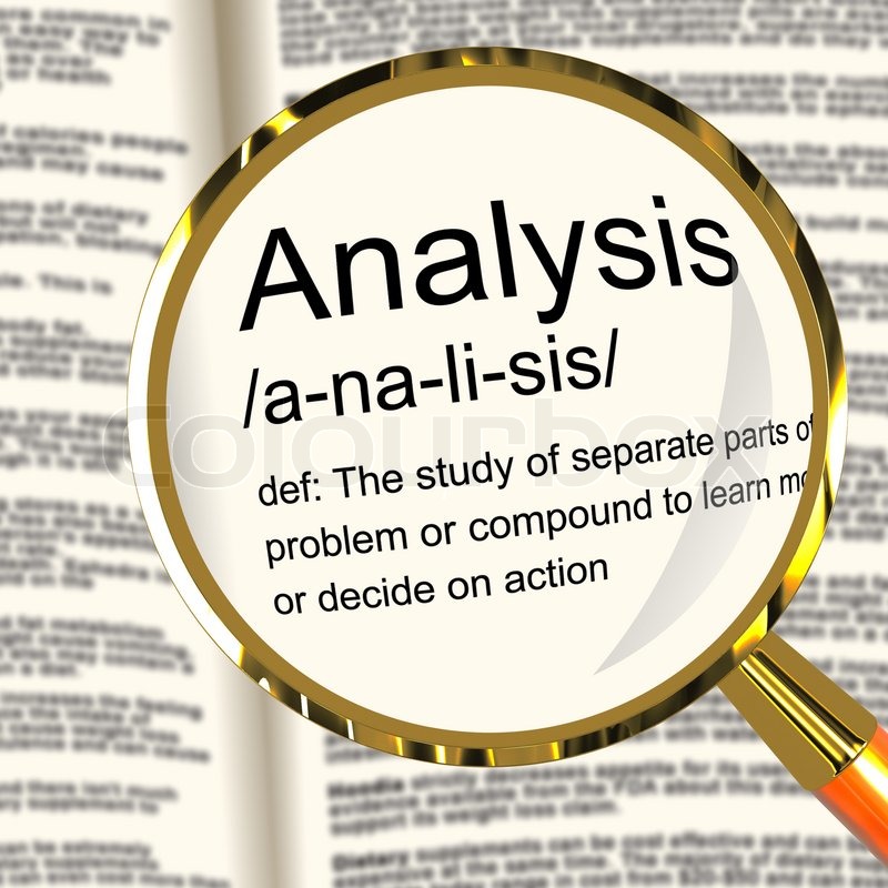 Analysis Definition Magnifier Showing Stock Image Colourbox Analysis Definition Magnifier Showing Stock Image Colourbox