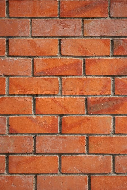 Roter Backstein Wand Textur | Stock Bild | Colourbox
