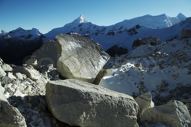 Big stone in mountain | Stock image | Colourbox