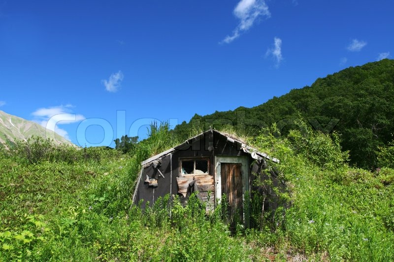 Hunter hut | Stock image | Colourbox