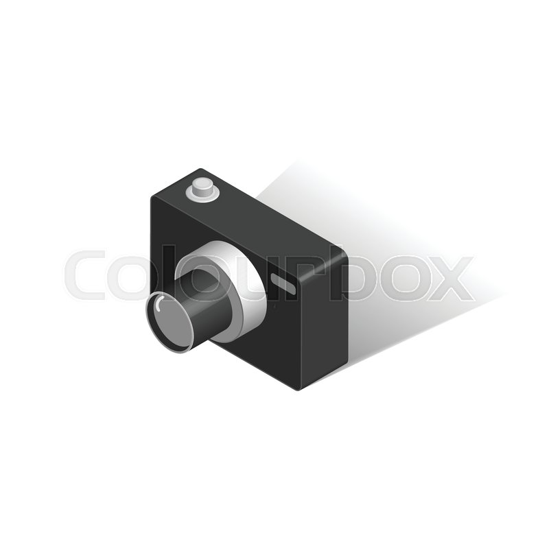 Digital Camera isometric Isolated ... | Stock vector | Colourbox