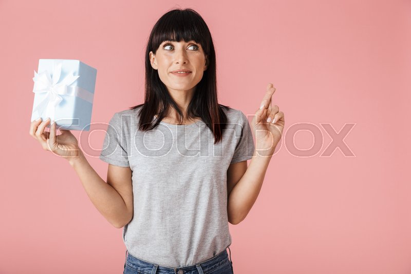 Image of a beautiful amazing excited ... | Stock image | Colourbox