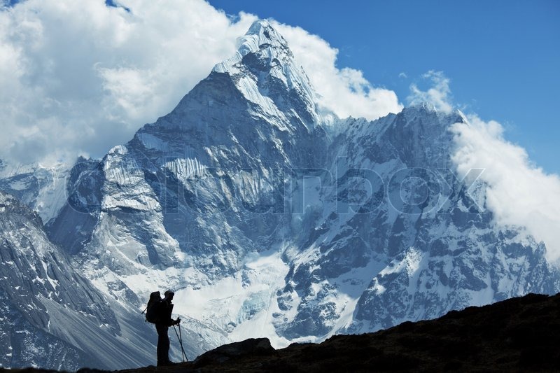 Hike in Himalaya | Stock image | Colourbox