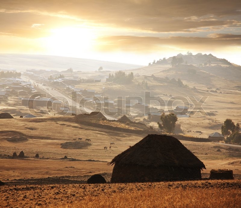 African village | Stock image | Colourbox