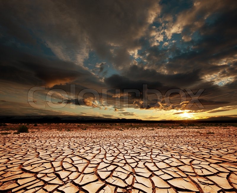 Drought land | Stock image | Colourbox
