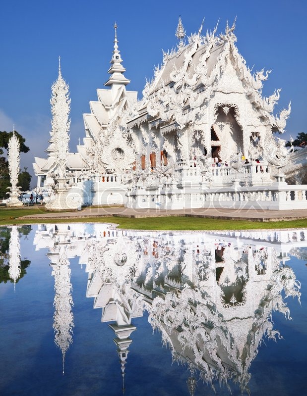 White temple | Stock image | Colourbox