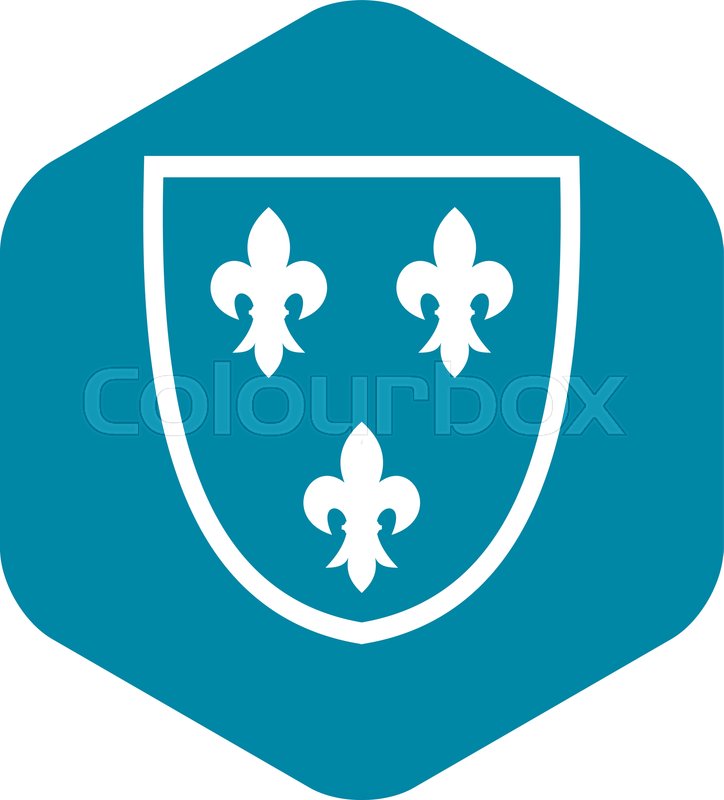 Crest icon. Simple illustration of ... | Stock vector | Colourbox