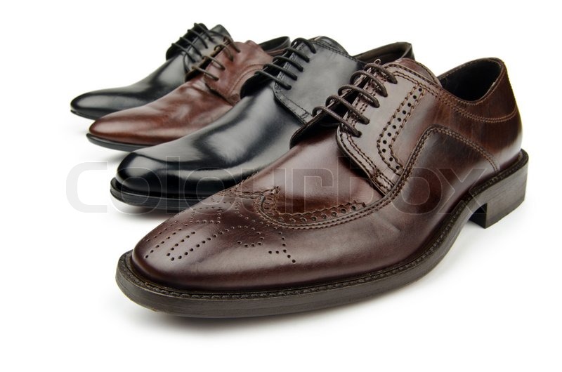 Male shoes in fashion concept | Stock image | Colourbox