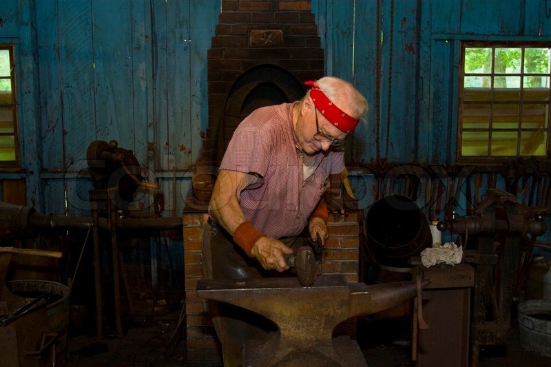 Old blacksmith | Stock image | Colourbox
