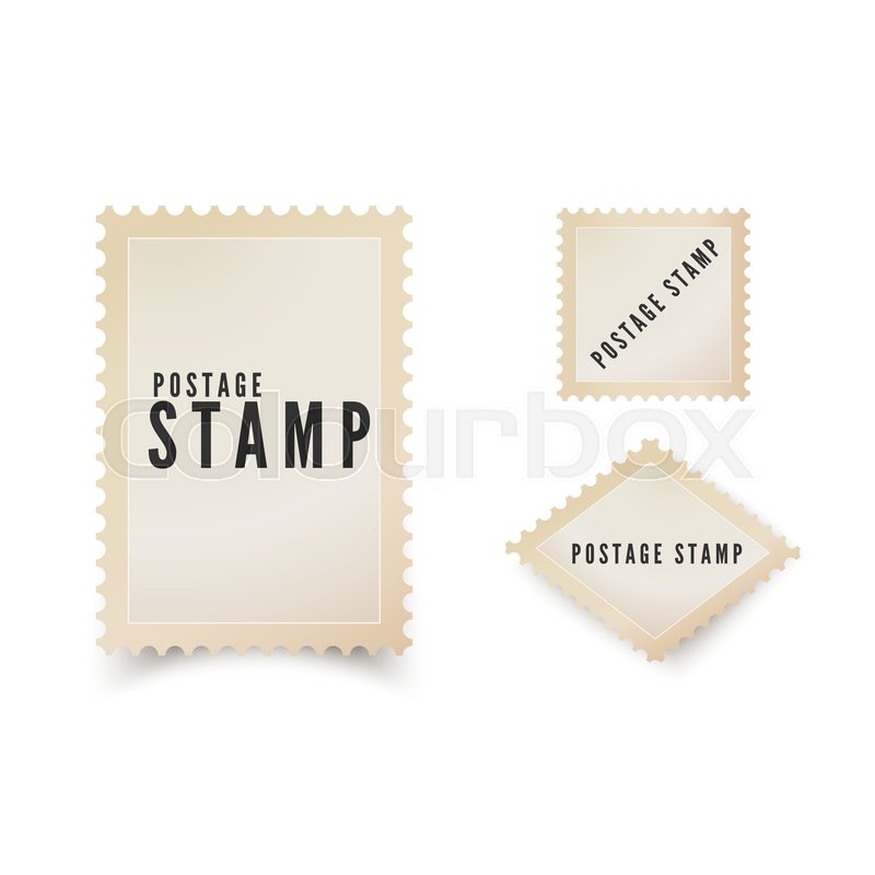 Postage Stamp Border Vector