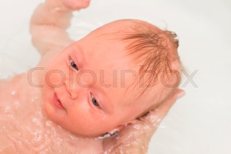 Baby Boy Bath Time