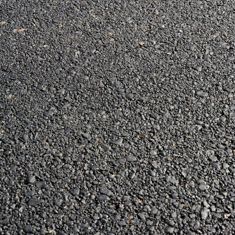 Fresh asphalt road detailed | Stock image | Colourbox