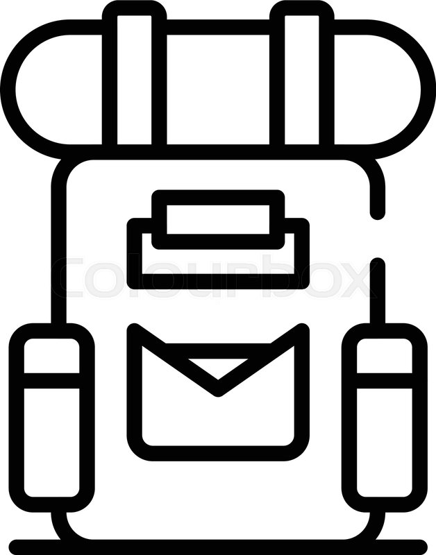 Camping Backpack Icon
